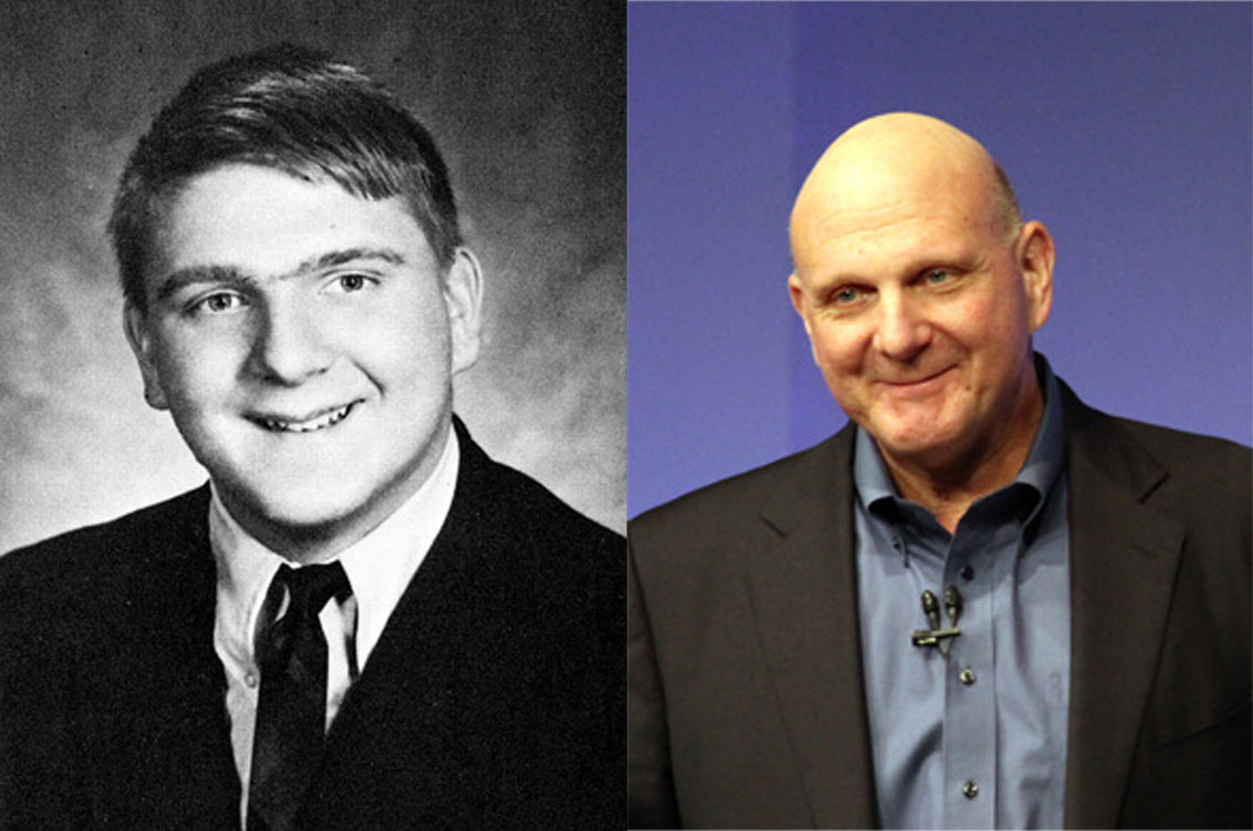 steve-ballmer-ceo-of-microsoft-old-high-school-picture - WizMojo